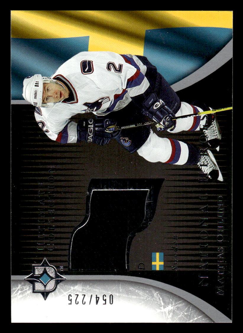 2005 ULTIMATE COLLECTION MATTIAS OHLUND NATIONAL HEROES JERSEYS 54/225 ...