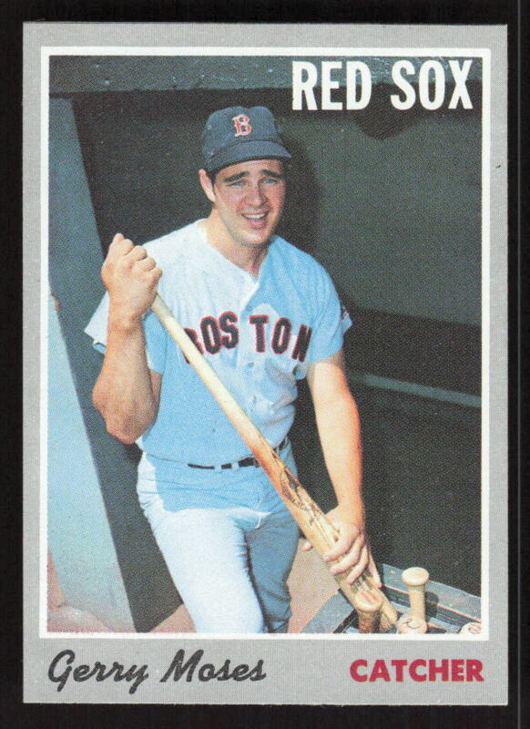 1970 TOPPS GERRY MOSES 104 NRMT BASEBALL BOSTON RED SOX – Vintage Card ...