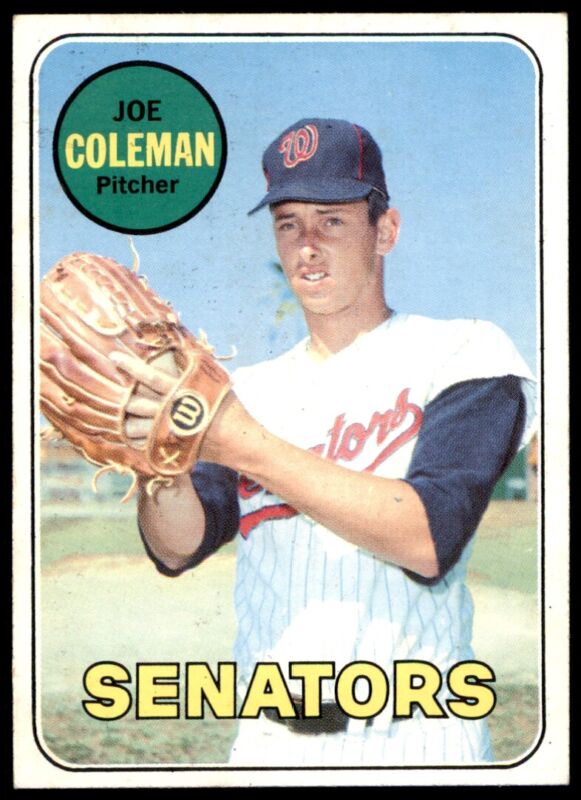 1969 TOPPS JOE COLEMAN 246 EXMT BASEBALL WASHINGTON SENATORS – Vintage ...
