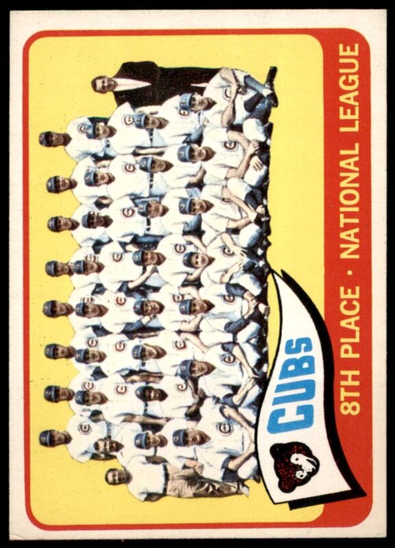 1965 TOPPS TEAM CARD 91 NRMT BASEBALL CHICAGO CUBS – Vintage Card Company